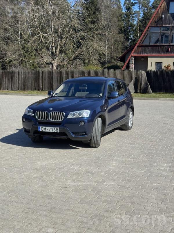 Blue BMW X3 2011 in Riga, with an engine capacity of 3.00 L and mileage of 0 thousand km for 9400 €, photo 7 on AUTOMOTO.COM.LV