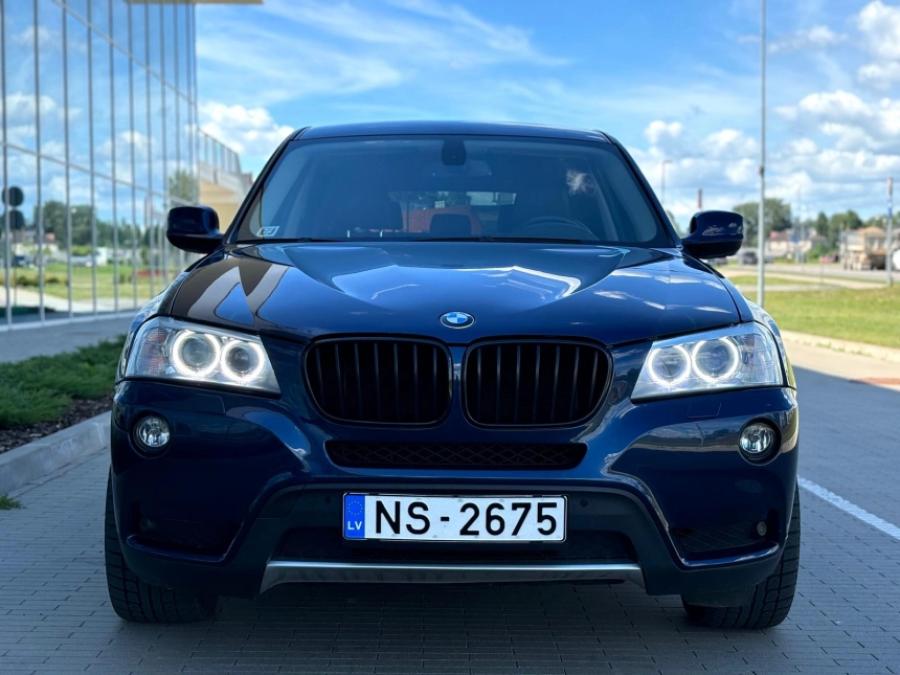 Blue BMW X3 2011 in Riga, with an engine capacity of 2.00 L and mileage of 286 thousand km for 11790 €, photo 1 on AUTOMOTO.COM.LV
