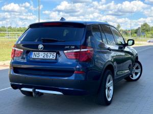 Blue BMW X3 2011 in Riga, with an engine capacity of 2.00 L and mileage of 286 thousand km for 11790 €, photo 12 on AUTOMOTO.COM.LV