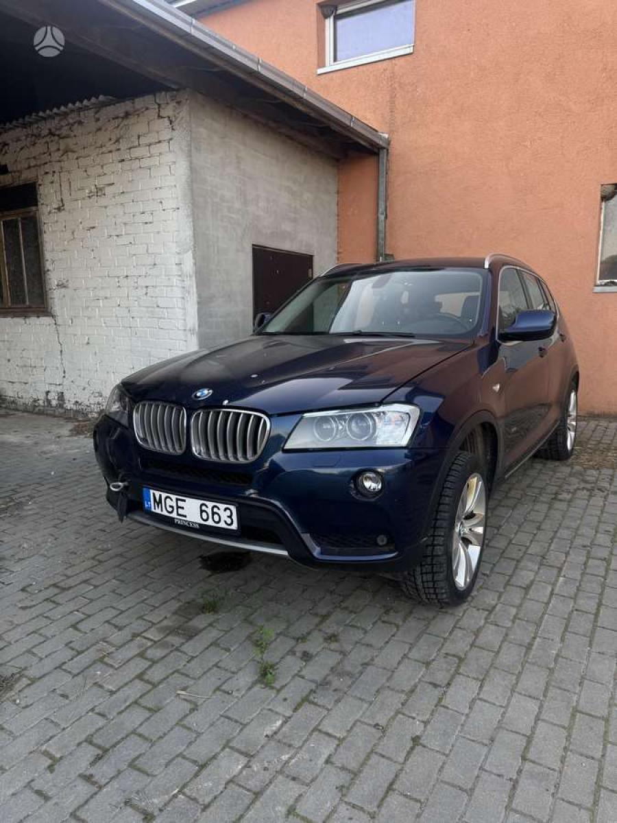 Синий БМВ Х3 2011 в Шакяй, объемом двигателя 3.00 л и пробегом 375 тыс. км за 4999 €, фото 3 на AUTOMOTO.COM.LV