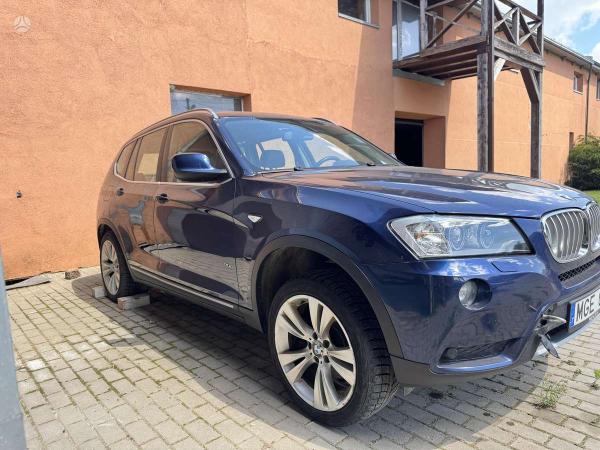 Blue BMW X3 2011 in Sakiai, with an engine capacity of 3.00 L and mileage of 375 thousand km for 4999 €, photo 3 on AUTOMOTO.COM.LV