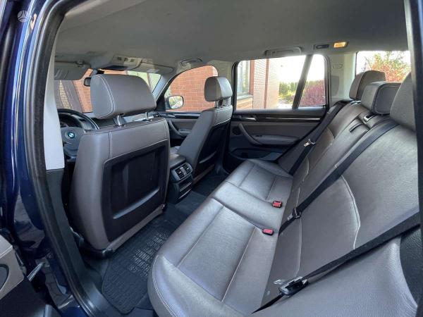 Blue BMW X3 2011 in Sakiai, with an engine capacity of 3.00 L and mileage of 375 thousand km for 4999 €, photo 10 on AUTOMOTO.COM.LV