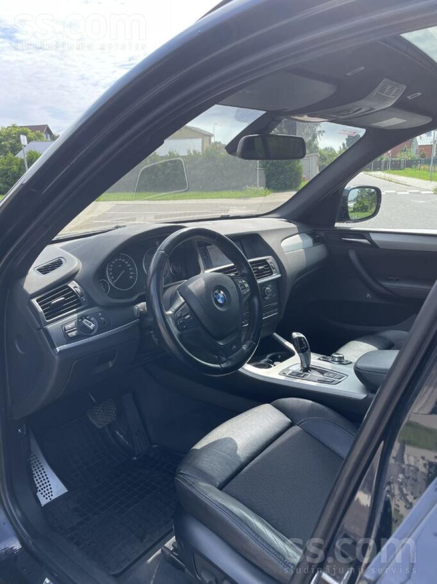 Blue BMW X3 2011 in Riga, with an engine capacity of 3.00 L and mileage of 312 thousand km for 10000 €, photo 7 on AUTOMOTO.COM.LV