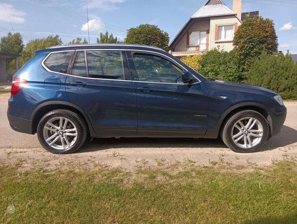 Blue BMW X3 2011 in Utena, with an engine capacity of 2.99 L and mileage of 290 thousand km for 9650 €, photo 2 on AUTOMOTO.COM.LV
