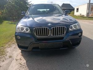 Blue BMW X3 2011 in Utena, with an engine capacity of 2.99 L and mileage of 290 thousand km for 9650 €, photo 5 on AUTOMOTO.COM.LV