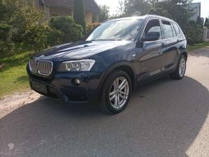 Blue BMW X3 2011 in Utena, with an engine capacity of 2.99 L and mileage of 290 thousand km for 9650 €, photo 6 on AUTOMOTO.COM.LV