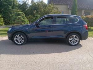 Blue BMW X3 2011 in Utena, with an engine capacity of 2.99 L and mileage of 290 thousand km for 9650 €, photo 7 on AUTOMOTO.COM.LV
