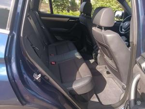 Blue BMW X3 2011 in Utena, with an engine capacity of 2.99 L and mileage of 290 thousand km for 9650 €, photo 10 on AUTOMOTO.COM.LV
