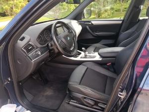 Blue BMW X3 2011 in Utena, with an engine capacity of 2.99 L and mileage of 290 thousand km for 9650 €, photo 12 on AUTOMOTO.COM.LV