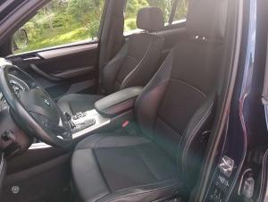 Blue BMW X3 2011 in Utena, with an engine capacity of 2.99 L and mileage of 290 thousand km for 9650 €, photo 13 on AUTOMOTO.COM.LV