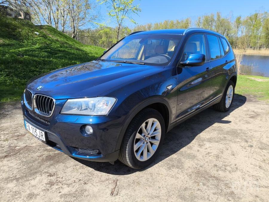 Zils BMW X3 2012 Rīga, ar dzinēja tilpumu 2.00 L un nobraukumu 168 tūkst. km par 8499 €, foto 1 vietnē AUTOMOTO.COM.LV