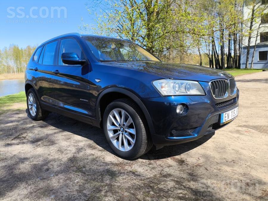 Zils BMW X3 2012 Rīga, ar dzinēja tilpumu 2.00 L un nobraukumu 168 tūkst. km par 8499 €, foto 4 vietnē AUTOMOTO.COM.LV