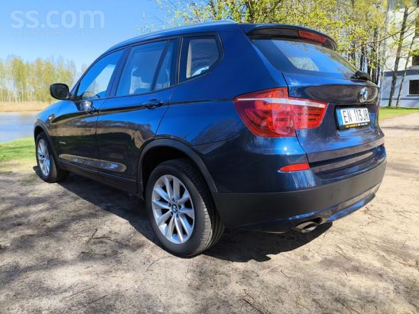 Zils BMW X3 2012 Rīga, ar dzinēja tilpumu 2.00 L un nobraukumu 168 tūkst. km par 8499 €, foto 7 vietnē AUTOMOTO.COM.LV