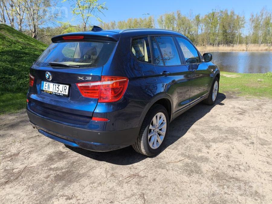 Zils BMW X3 2012 Rīga, ar dzinēja tilpumu 2.00 L un nobraukumu 168 tūkst. km par 8499 €, foto 8 vietnē AUTOMOTO.COM.LV