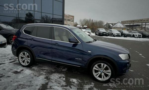 Blue BMW X3 2012 in Telschi, with an engine capacity of 2.00 L and mileage of 229 thousand km for 9199 €, photo 8 on AUTOMOTO.COM.LV