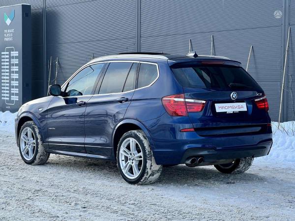 Blue BMW X3 2012 in Vilnius, with an engine capacity of 2.99 L and mileage of 263 thousand km for 10950 €, photo 9 on AUTOMOTO.COM.LV