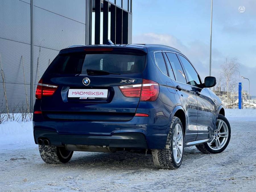 Zils BMW X3 2012 Viļņa, ar dzinēja tilpumu 2.99 L un nobraukumu 263 tūkst. km par 10950 €, foto 4 vietnē AUTOMOTO.COM.LV