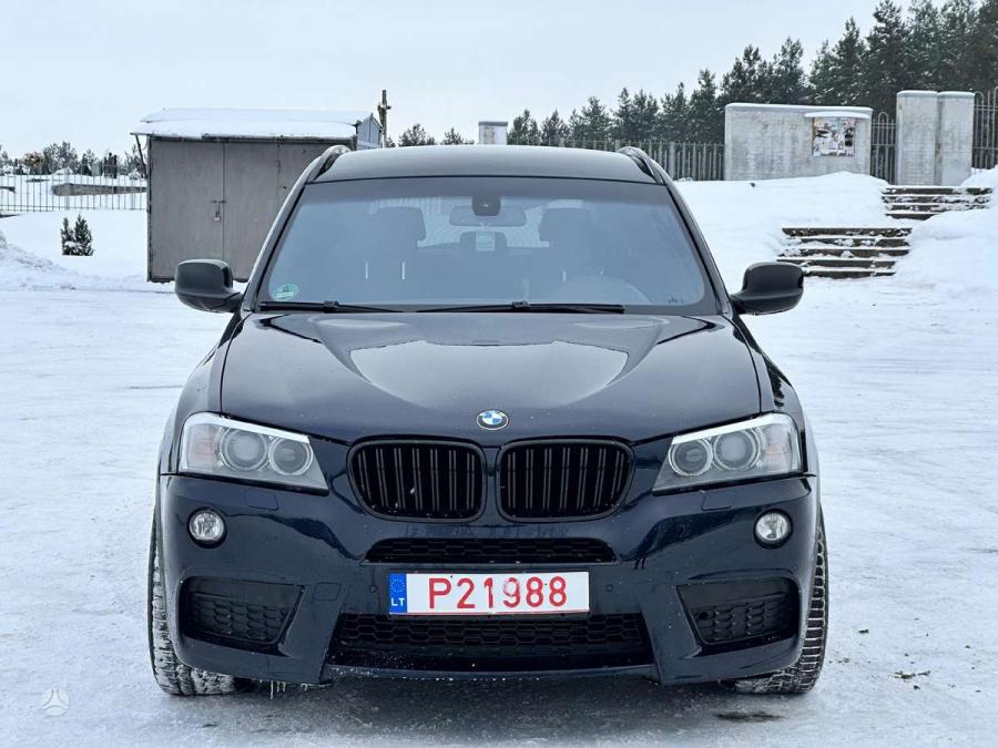 Blue BMW X3 2012 in Vilnius, with an engine capacity of 2.99 L and mileage of 220 thousand km for 10999 €, photo 3 on AUTOMOTO.COM.LV
