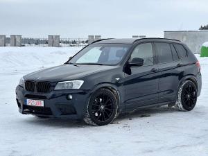 Blue BMW X3 2012 in Vilnius, with an engine capacity of 2.99 L and mileage of 220 thousand km for 10999 €, photo 11 on AUTOMOTO.COM.LV