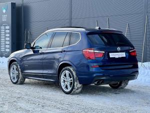 Blue BMW X3 2012 in Vilnius, with an engine capacity of 2.99 L and mileage of 263 thousand km for 10950 €, photo 2 on AUTOMOTO.COM.LV