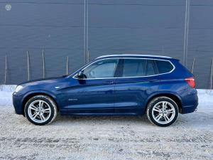 Blue BMW X3 2012 in Vilnius, with an engine capacity of 2.99 L and mileage of 263 thousand km for 10950 €, photo 11 on AUTOMOTO.COM.LV