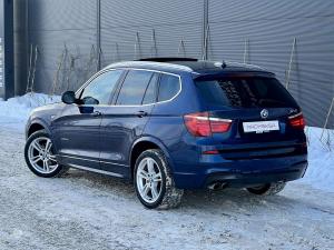 Blue BMW X3 2012 in Vilnius, with an engine capacity of 2.99 L and mileage of 263 thousand km for 10950 €, photo 15 on AUTOMOTO.COM.LV