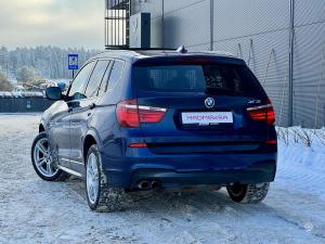 Blue BMW X3 2012 in Vilnius, with an engine capacity of 2.99 L and mileage of 263 thousand km for 10950 €, photo 19 on AUTOMOTO.COM.LV