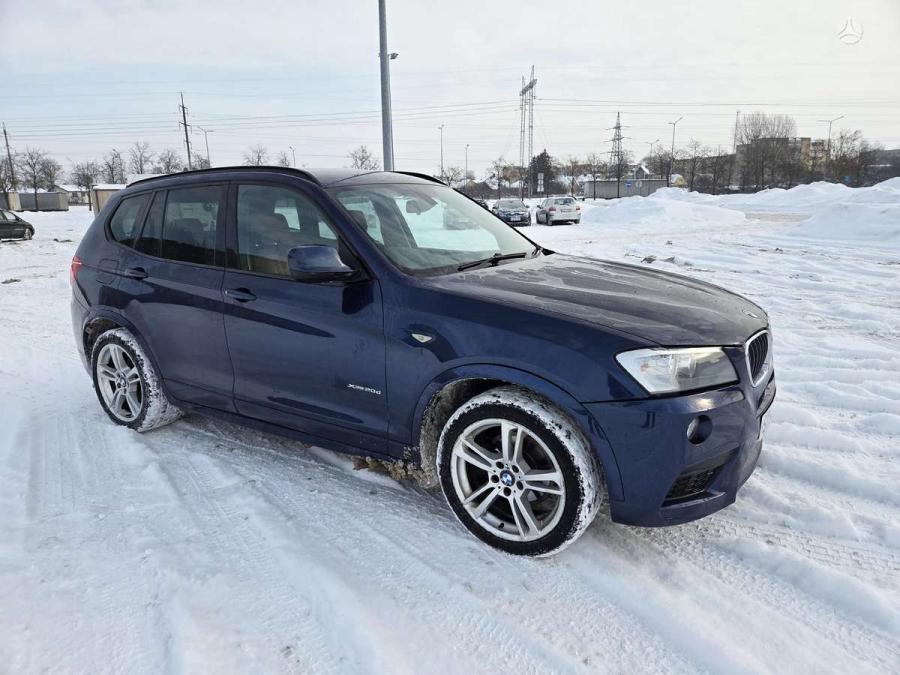 Blue BMW X3 2012 in Siauliai, with an engine capacity of 2.00 L and mileage of 205 thousand km for 4500 €, photo 3 on AUTOMOTO.COM.LV
