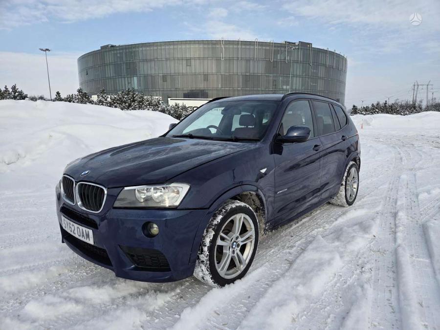 Blue BMW X3 2012 in Siauliai, with an engine capacity of 2.00 L and mileage of 205 thousand km for 4500 €, photo 5 on AUTOMOTO.COM.LV
