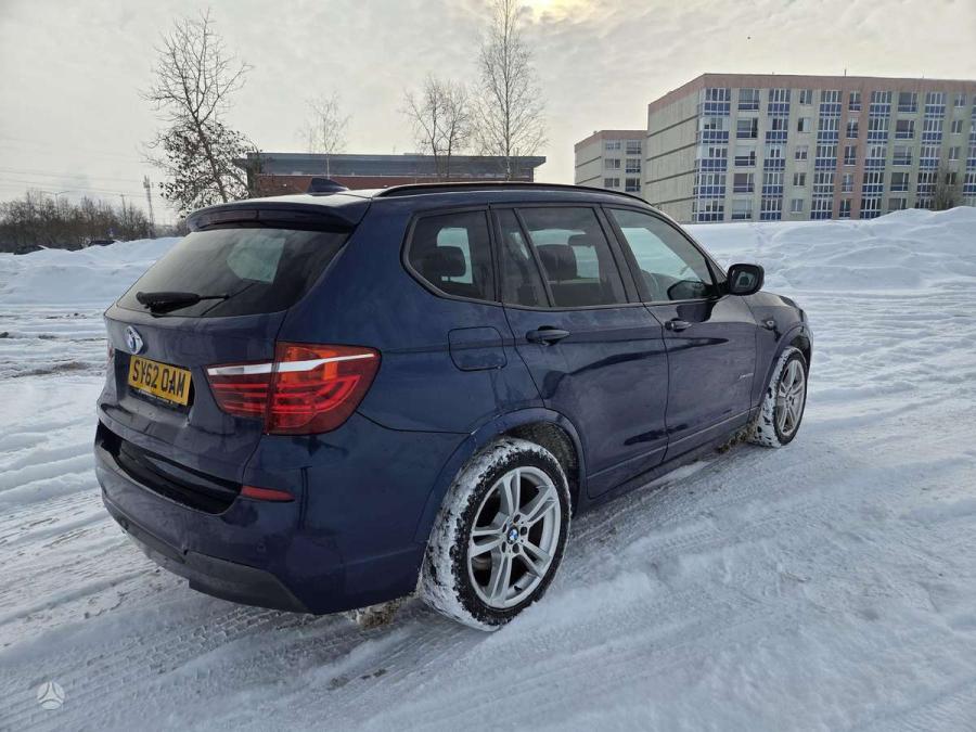 Blue BMW X3 2012 in Siauliai, with an engine capacity of 2.00 L and mileage of 205 thousand km for 4500 €, photo 9 on AUTOMOTO.COM.LV