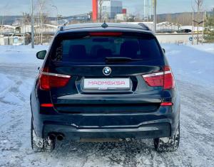 Blue BMW X3 2012 in Vilnius, with an engine capacity of 2.99 L and mileage of 350 thousand km for 9190 €, photo 6 on AUTOMOTO.COM.LV