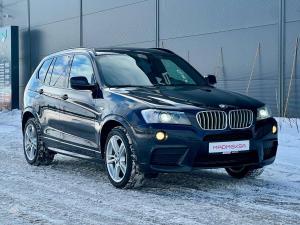 Blue BMW X3 2012 in Vilnius, with an engine capacity of 2.99 L and mileage of 350 thousand km for 9190 €, photo 7 on AUTOMOTO.COM.LV