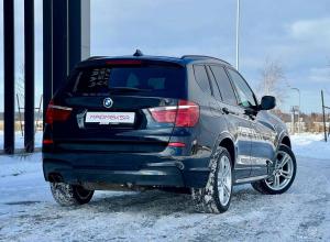 Blue BMW X3 2012 in Vilnius, with an engine capacity of 2.99 L and mileage of 350 thousand km for 9190 €, photo 14 on AUTOMOTO.COM.LV