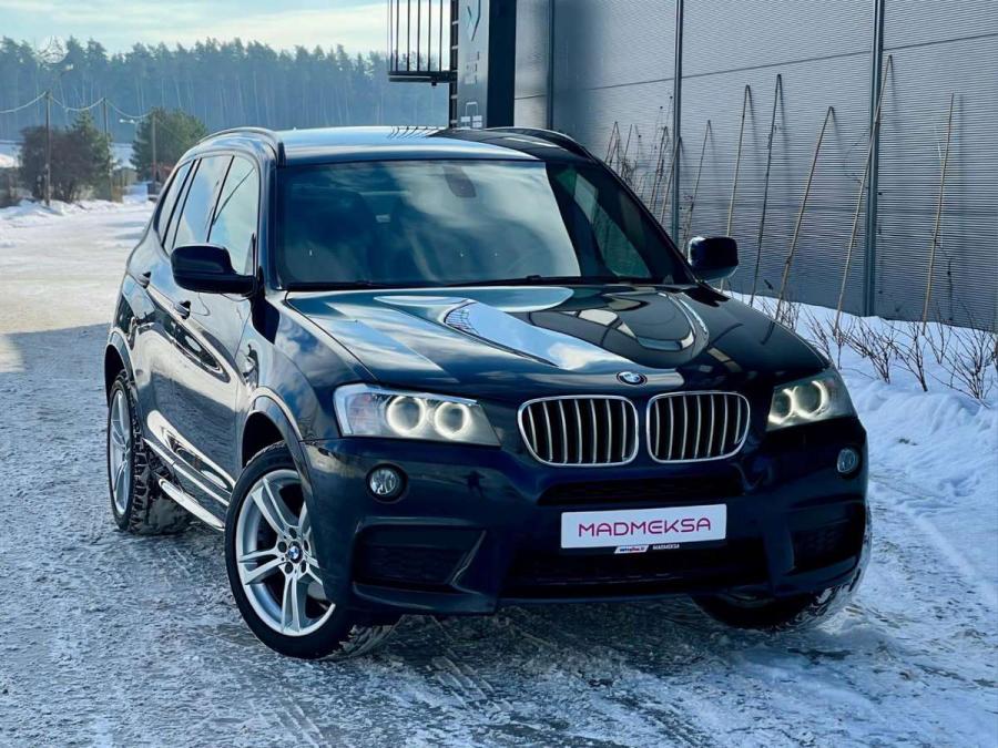 Blue BMW X3 2012 in Vilnius, with an engine capacity of 2.99 L and mileage of 350 thousand km for 9190 €, photo 15 on AUTOMOTO.COM.LV