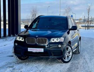 Blue BMW X3 2012 in Vilnius, with an engine capacity of 2.99 L and mileage of 350 thousand km for 9190 €, photo 17 on AUTOMOTO.COM.LV