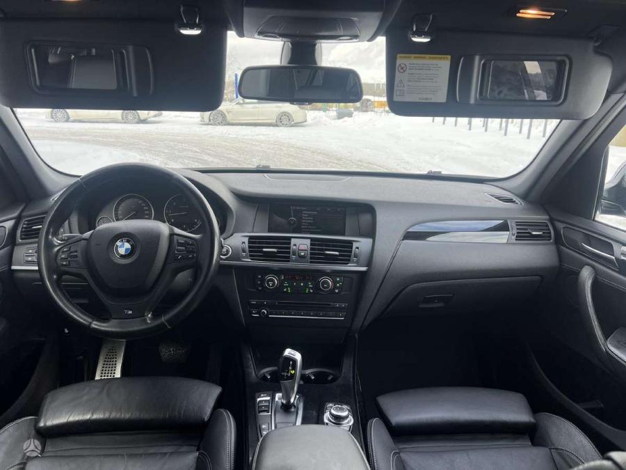 Blue BMW X3 2012 in Vilnius, with an engine capacity of 2.99 L and mileage of 350 thousand km for 9190 €, photo 21 on AUTOMOTO.COM.LV