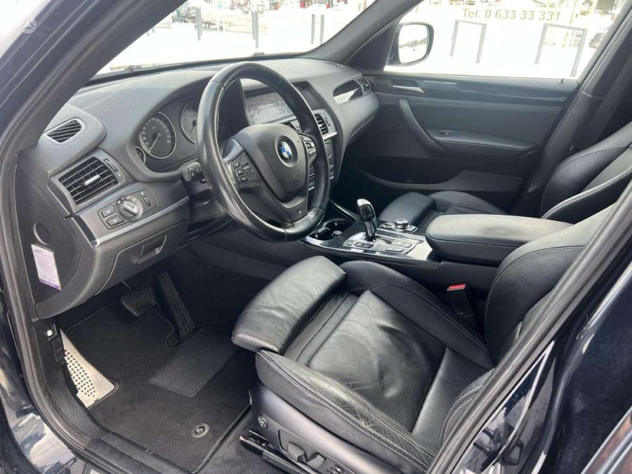 Blue BMW X3 2012 in Vilnius, with an engine capacity of 2.99 L and mileage of 350 thousand km for 9190 €, photo 22 on AUTOMOTO.COM.LV