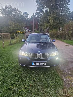Blue BMW X3 2012 in Riga, with an engine capacity of 3.00 L and mileage of 332 thousand km for 5900 €, photo 6 on AUTOMOTO.COM.LV