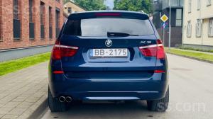 Blue BMW X3 2012 in Riga, with an engine capacity of 3.00 L and mileage of 229 thousand km for 10990 €, photo 6 on AUTOMOTO.COM.LV