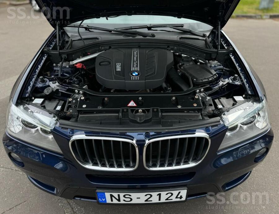 Zils BMW X3 2012 Jūrmala, ar dzinēja tilpumu 2.00 L un nobraukumu 169 tūkst. km par 14300 €, foto 8 vietnē AUTOMOTO.COM.LV