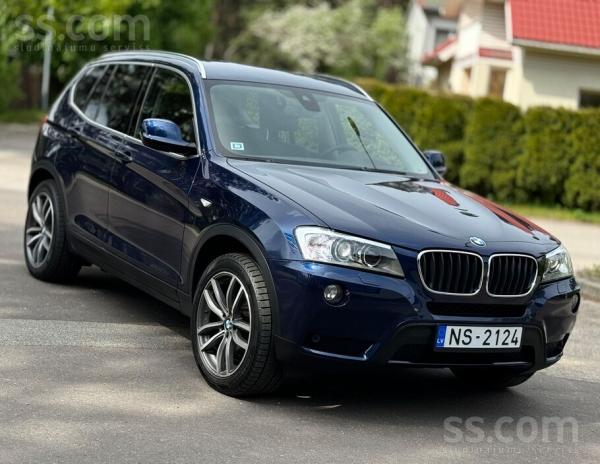 Zils BMW X3 2012 Jūrmala, ar dzinēja tilpumu 2.00 L un nobraukumu 169 tūkst. km par 14300 €, foto 1 vietnē AUTOMOTO.COM.LV