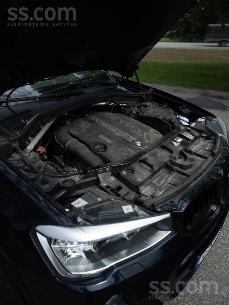 Zils BMW X3 2012 Rīga, ar dzinēja tilpumu 3.00 L un nobraukumu 248 tūkst. km par 15200 €, foto 24 vietnē AUTOMOTO.COM.LV