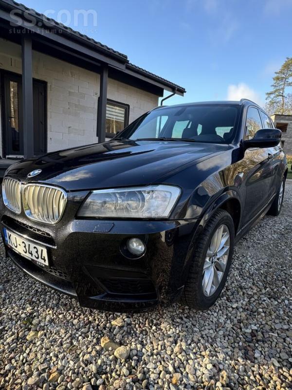 Blue BMW X3 2012 in Ogre, with an engine capacity of 3.00 L and mileage of 360 thousand km for 10390 €, photo 1 on AUTOMOTO.COM.LV