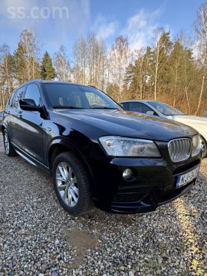 Blue BMW X3 2012 in Ogre, with an engine capacity of 3.00 L and mileage of 360 thousand km for 10390 €, photo 3 on AUTOMOTO.COM.LV