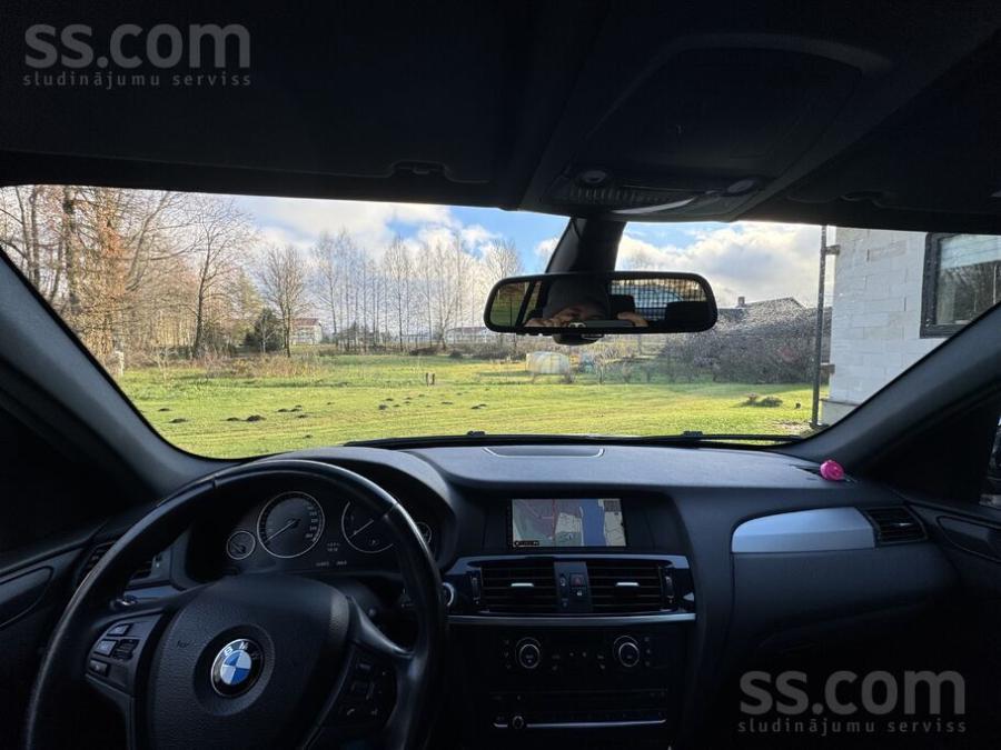 Blue BMW X3 2012 in Ogre, with an engine capacity of 3.00 L and mileage of 360 thousand km for 10390 €, photo 6 on AUTOMOTO.COM.LV