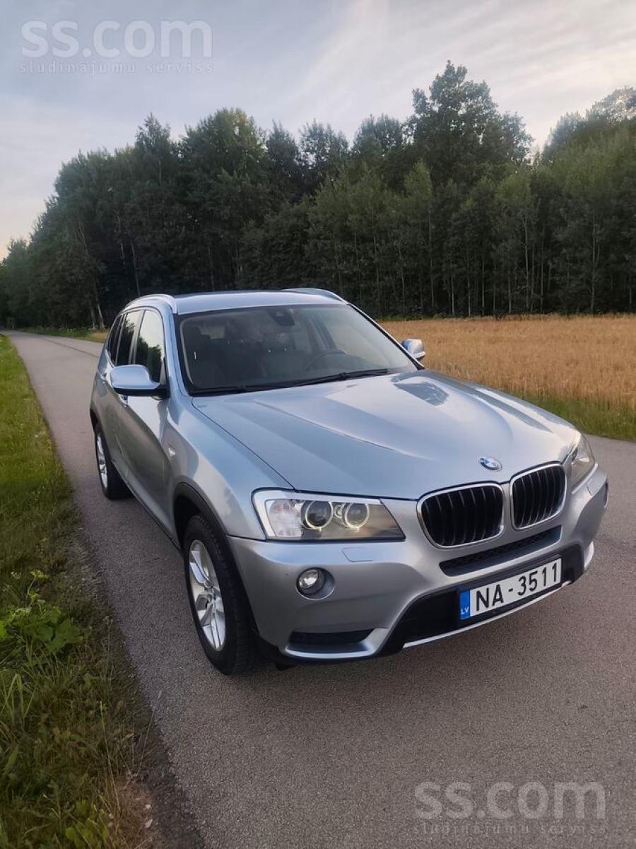 Синий БМВ Х3 2012 в Тукумс, объемом двигателя 2.00 л и пробегом 210 тыс. км за 10300 €, фото 1 на AUTOMOTO.COM.LV