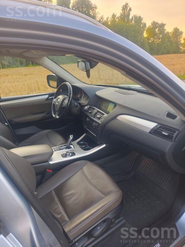 Blue BMW X3 2012 in Tukums, with an engine capacity of 2.00 L and mileage of 210 thousand km for 10300 €, photo 9 on AUTOMOTO.COM.LV
