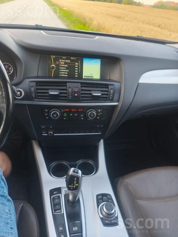 Blue BMW X3 2012 in Tukums, with an engine capacity of 2.00 L and mileage of 210 thousand km for 10300 €, photo 10 on AUTOMOTO.COM.LV