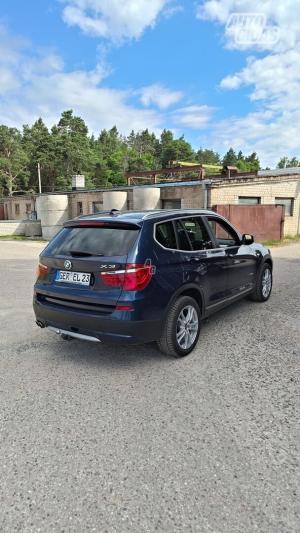 Blue BMW X3 2012 in Utena, with an engine capacity of 3.00 L and mileage of 192 thousand km for 9200 €, photo 5 on AUTOMOTO.COM.LV