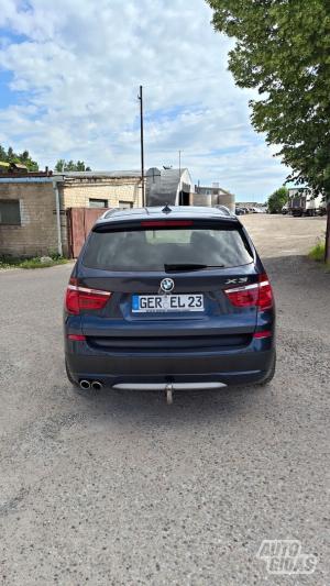 Blue BMW X3 2012 in Utena, with an engine capacity of 3.00 L and mileage of 192 thousand km for 9200 €, photo 6 on AUTOMOTO.COM.LV